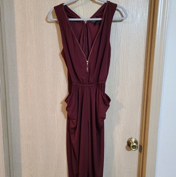 Daytrip | Pants & Jumpsuits | Wine Redburgundy Daytrip Jumpsuit With ...